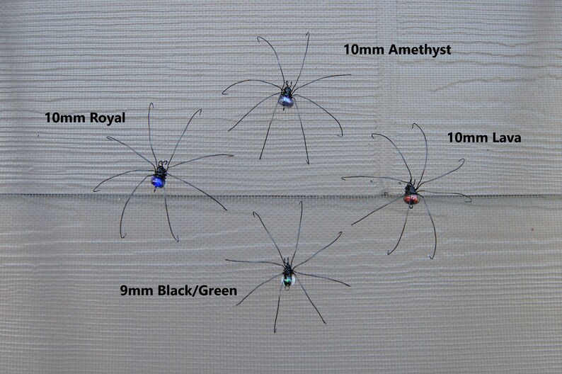 Screen Door Saver Beaded Spider Dichroic - Etsy