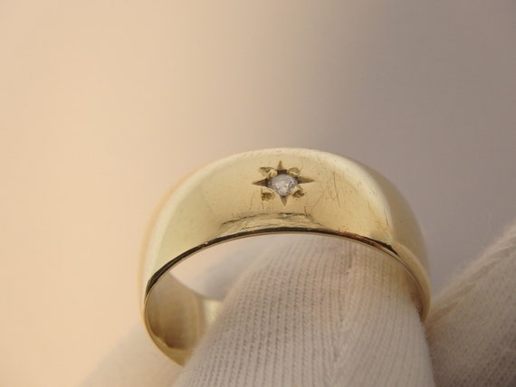 Men's Wedding Band With Diamond | Etsy