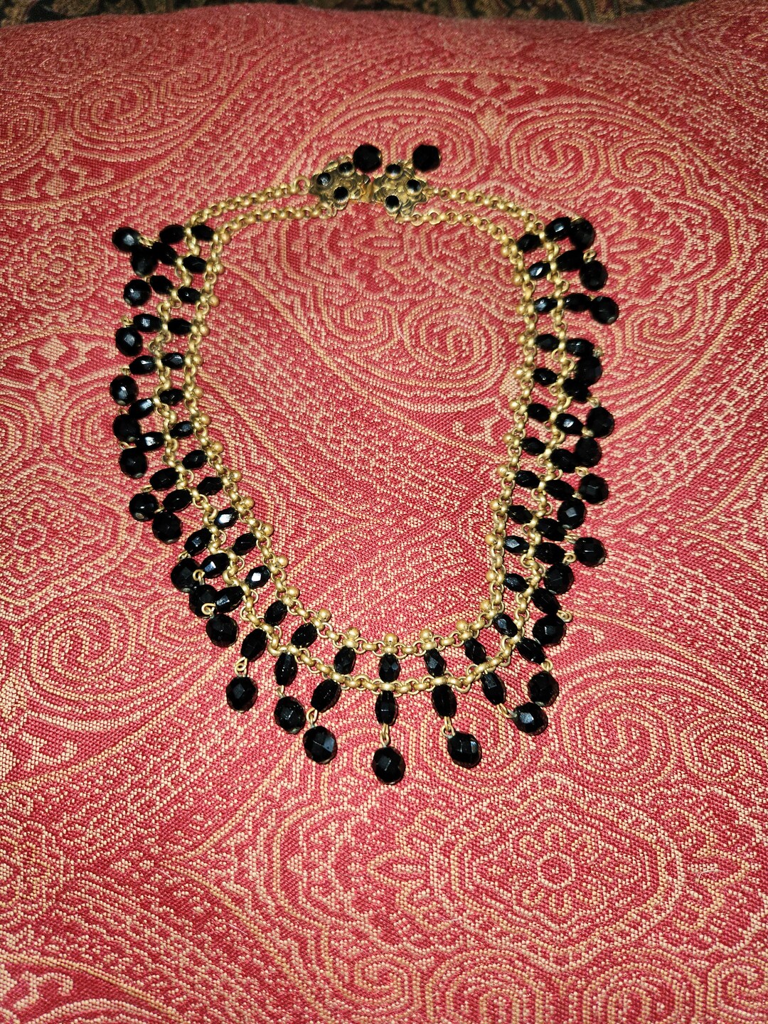 Vintage Freirich Fringe Necklace - Etsy