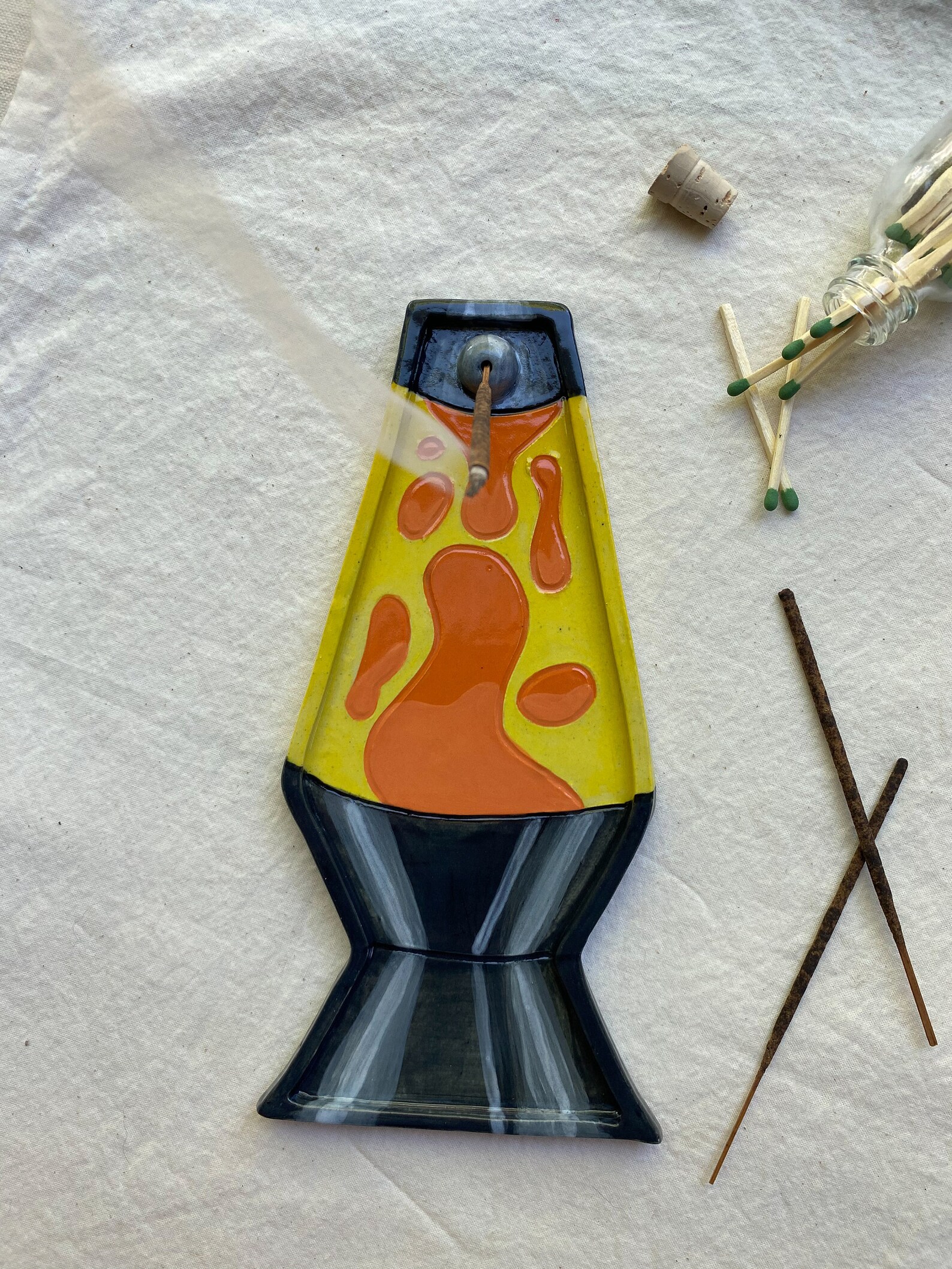 No.13 / Ceramic /incense Holder / Dish / Lava Lamp - Etsy