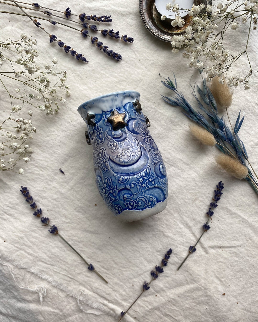 No.24 / Ceramic / Vase / Vessel / Crown of Stars / Raining Crescent ...