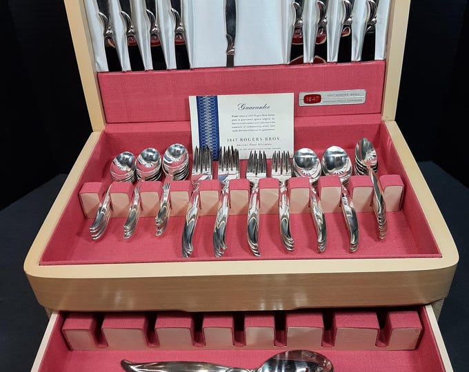 Original 1847 Rogers Bros "heritage" Silverware Set. - Etsy