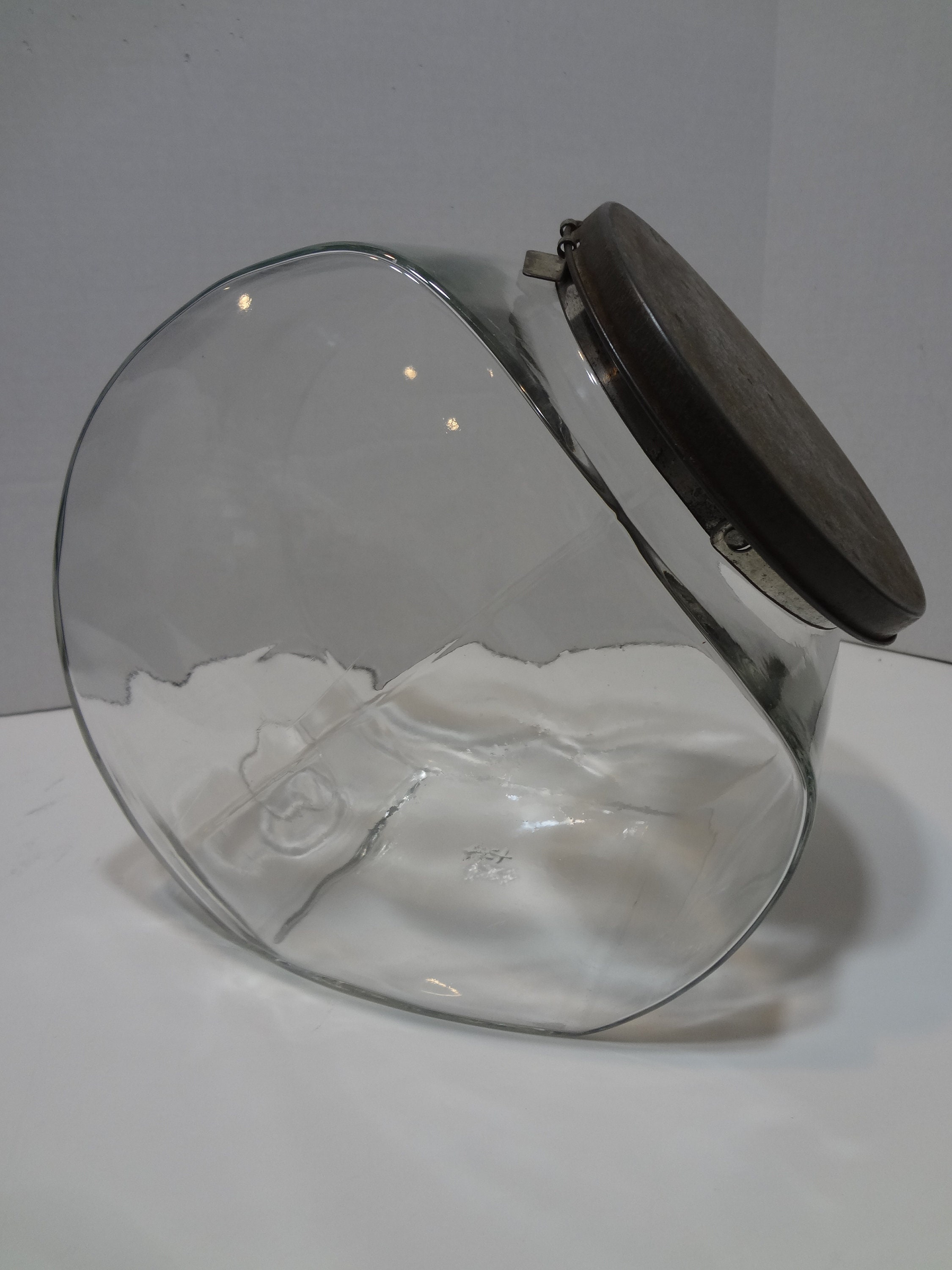 Vintage Anchor Hocking Country Store Glass Countertop Display Penny ...