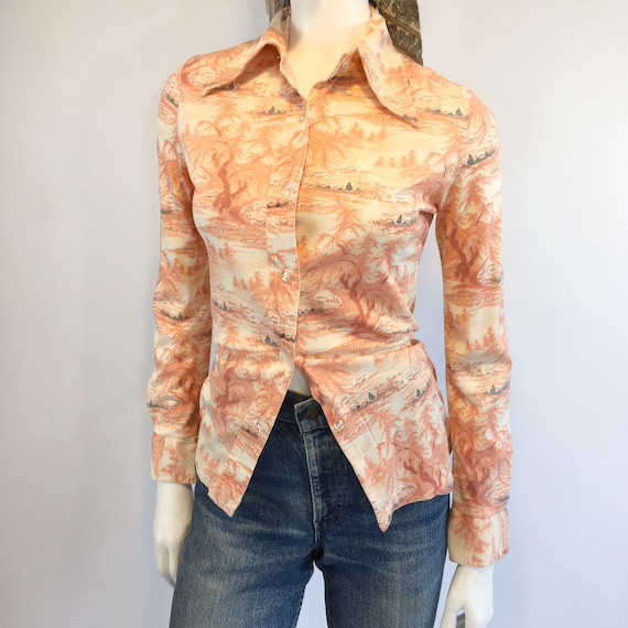 70s button up top - Gem