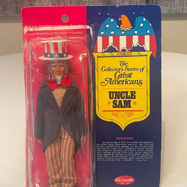 Uncle Sam Figurine - Etsy