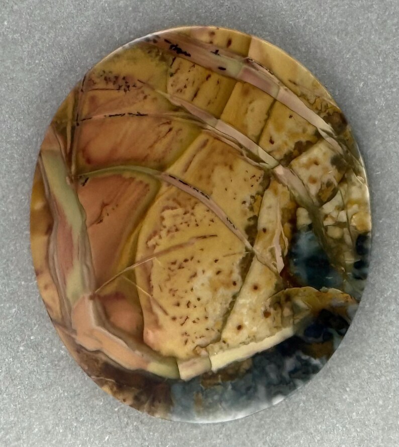 Morrisonite Jasper Cabochon 44 X 38 Mm Oval Designer - Etsy