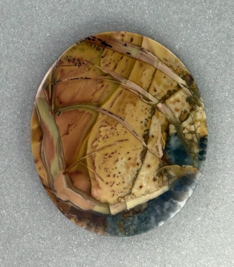 Morrisonite Jasper Cabochon 44 X 38 Mm Oval Designer - Etsy