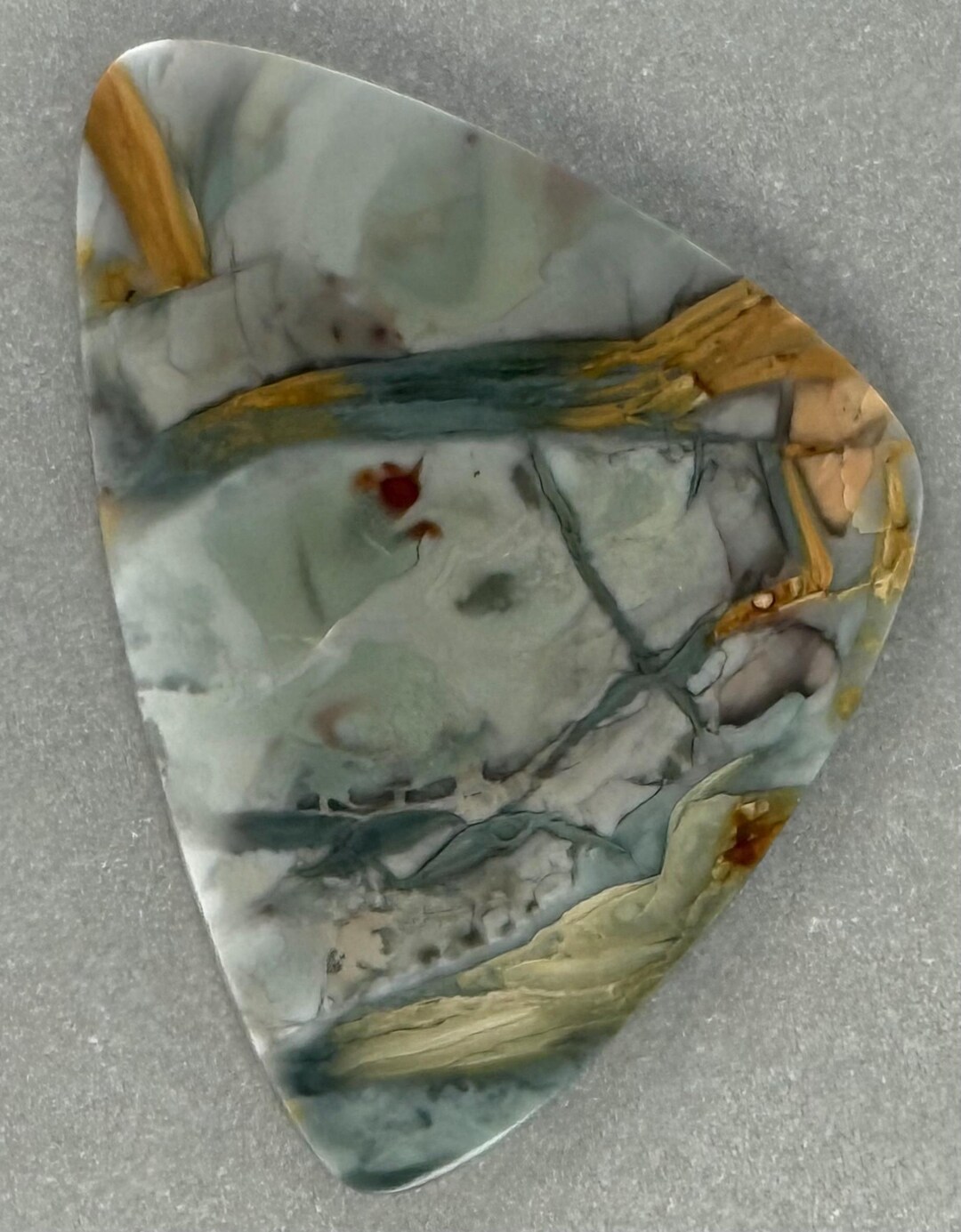 Morrisonite Jasper Cabochon 59 X 41 Mm Large Triangular Triangle ...