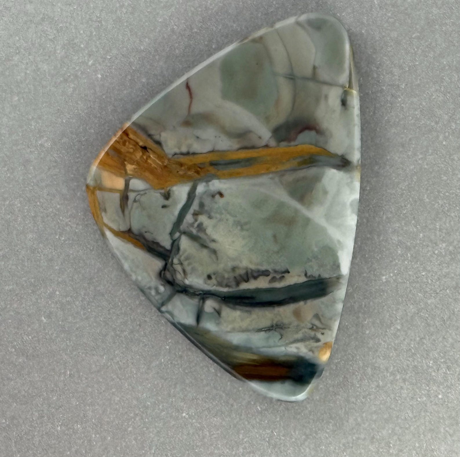 Morrisonite Jasper Cabochon 59 X 41 Mm Large Triangular Triangle ...