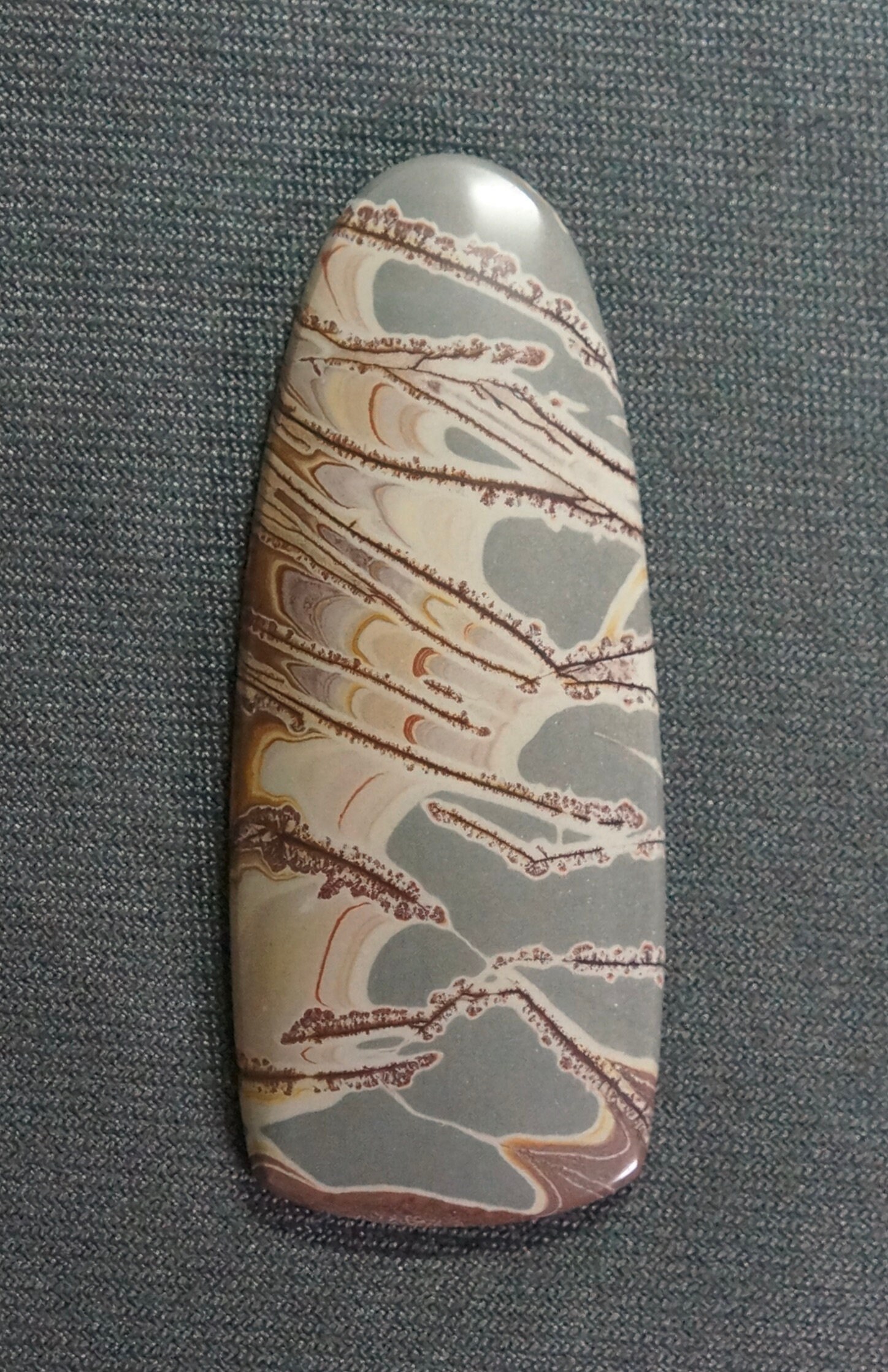 Sonora Dendritic Rhyolite Freeform Cabochon 74 X 30 Mm Jasper - Etsy