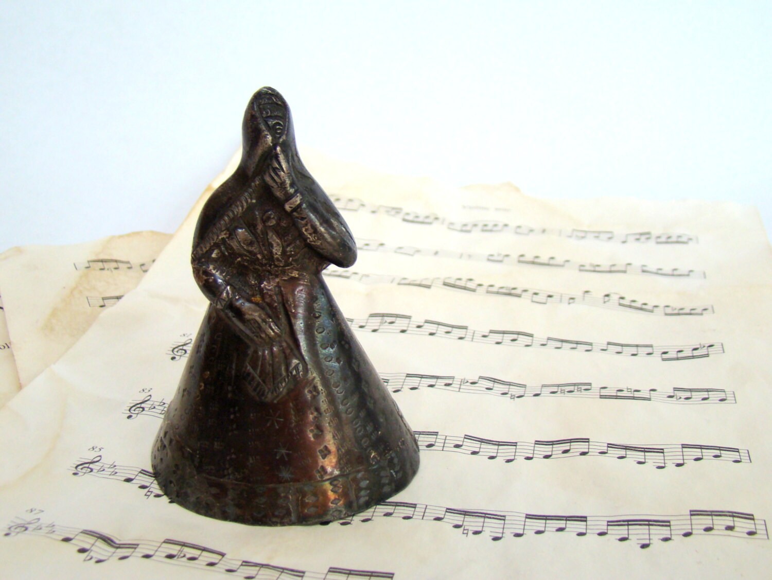 Vintage Silver Bell Peruvian Silver Housewarming Gift La - Etsy