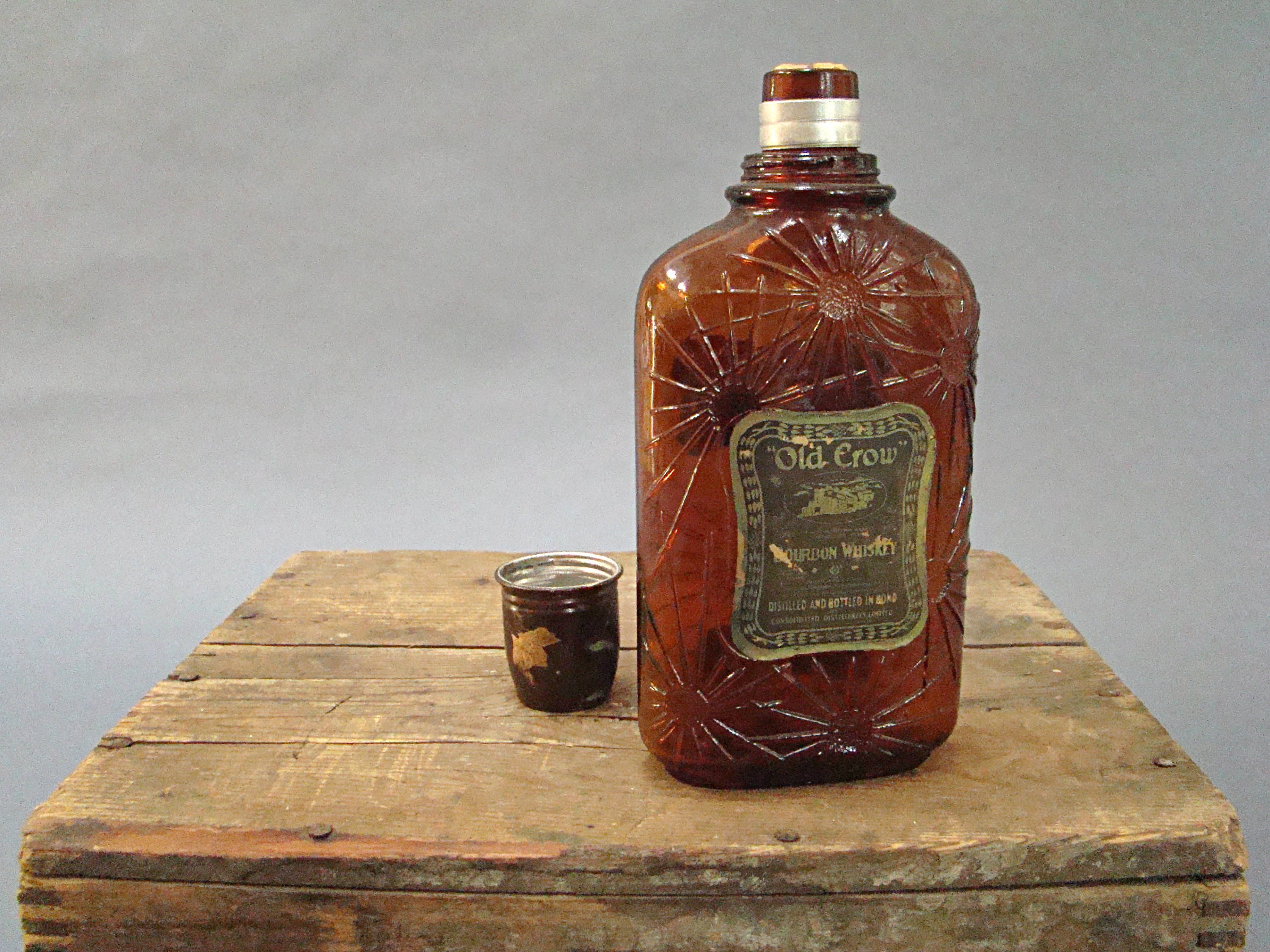 Vintage Whiskey Bottle