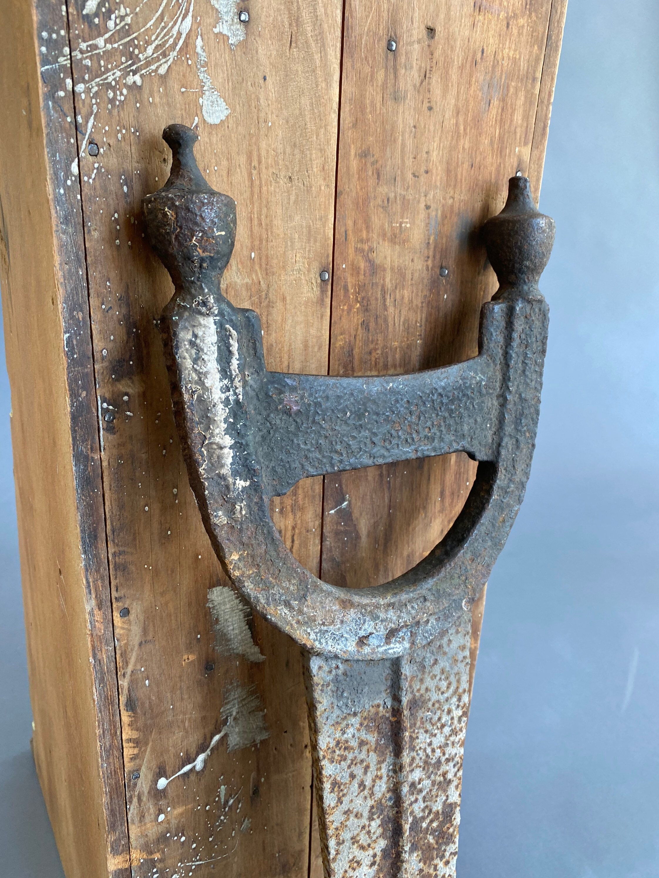 Antique Cast Iron Boot Scraper, Shoe Scraper, British, English, Stake ...