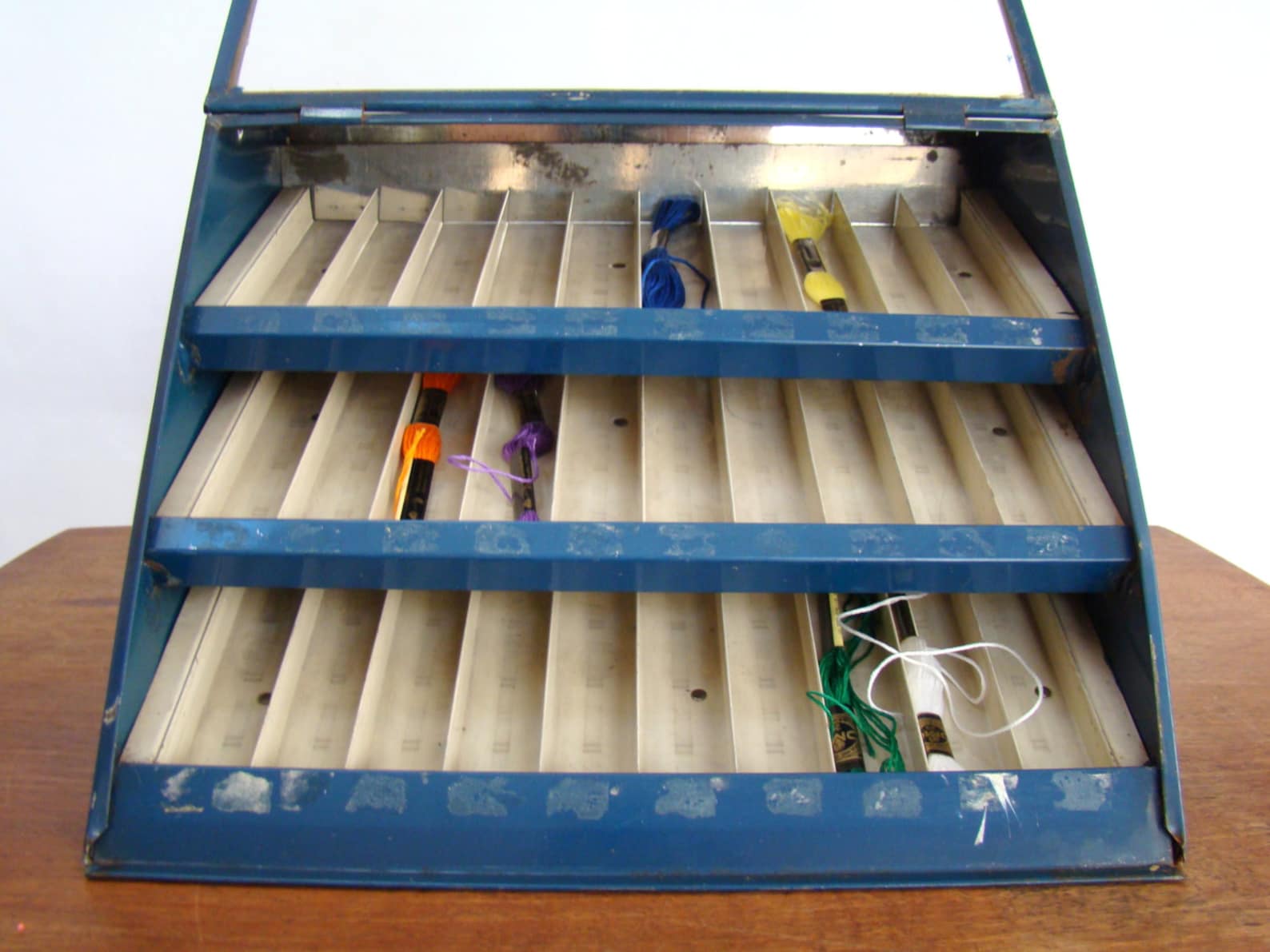 Vintage Thread Cabinet Thread Storage French Vintage | Etsy