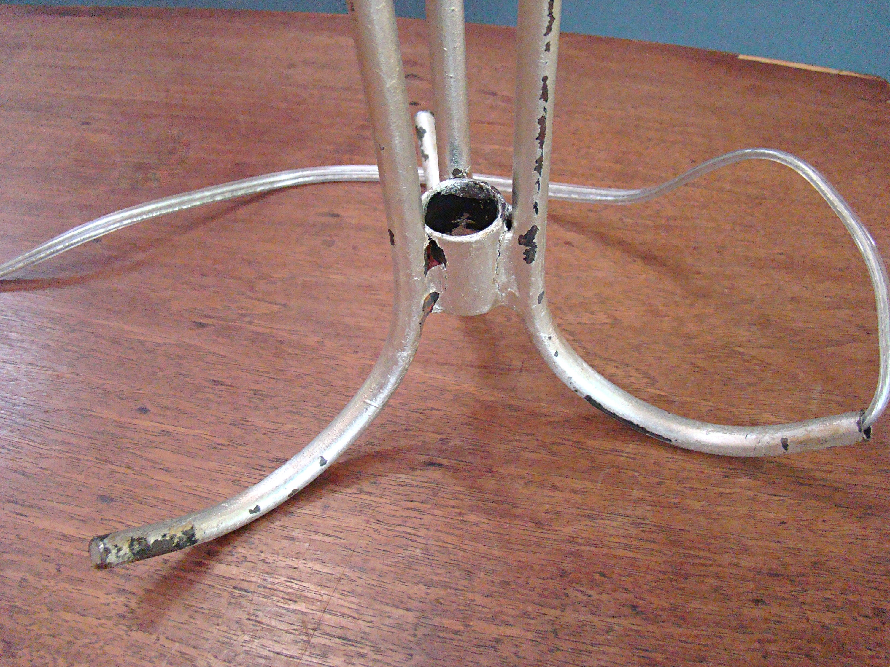 Lucite Lamp, Mid-century Modern, Atomic, Retro, Silver, Teal, Black ...