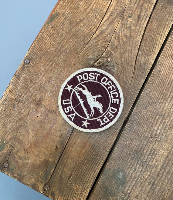 Vintage Post Office Patch Pony Express Post Office Dept | Etsy