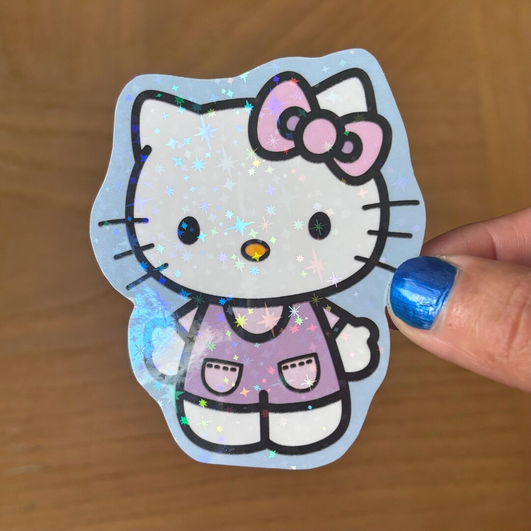 Light Blue Cat Sticker | Laptop Sticker | Journal Sticker |scrapbook ...