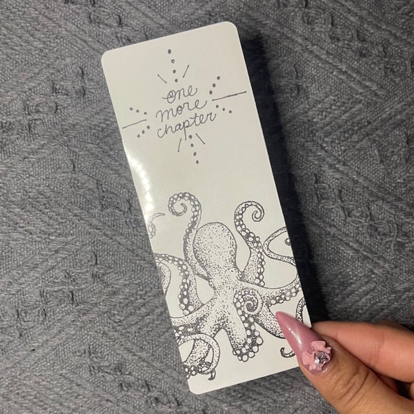 Octopus Bookmark - Etsy