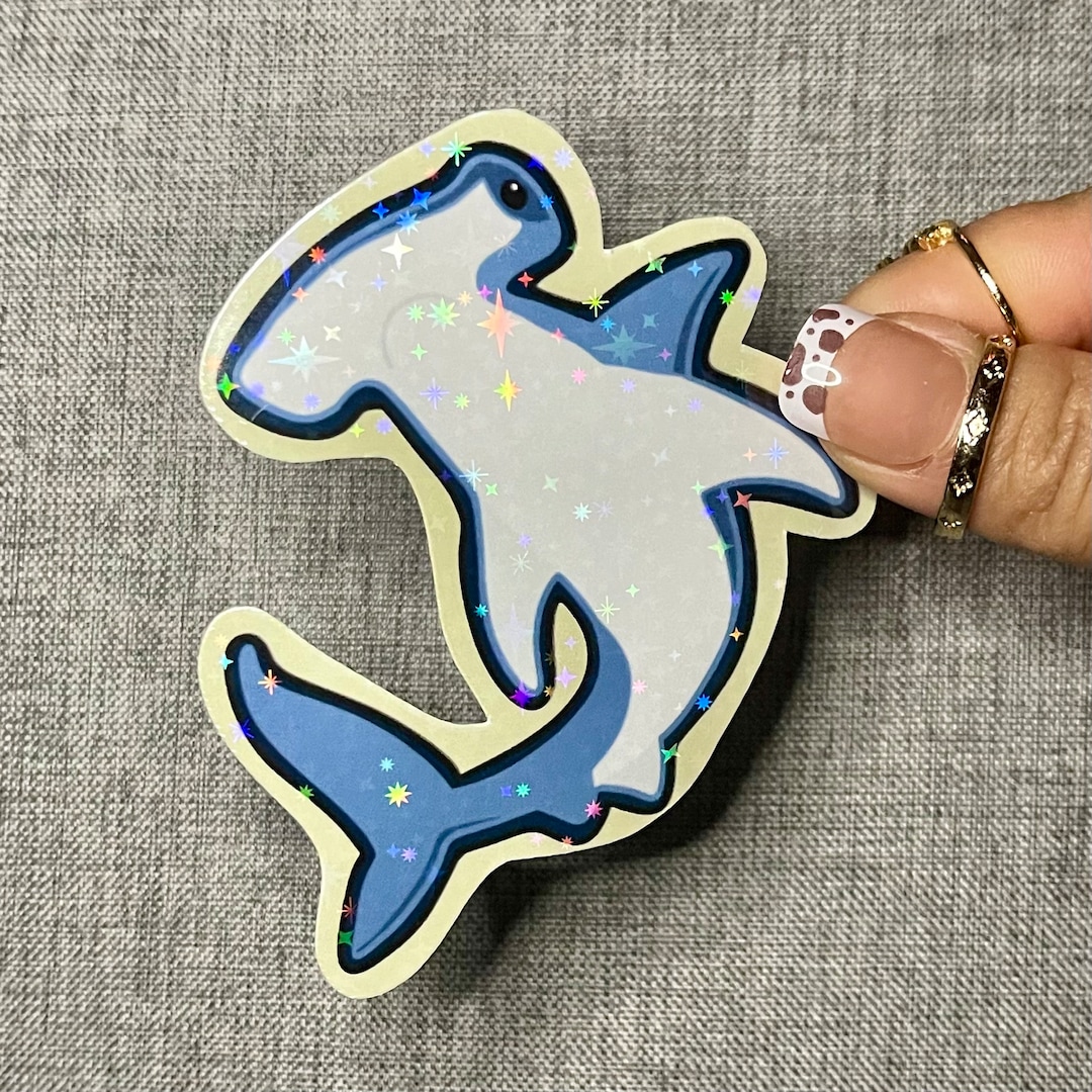 Hammerhead Shark Sticker| Laptop Sticker | Journal Sticker - Etsy