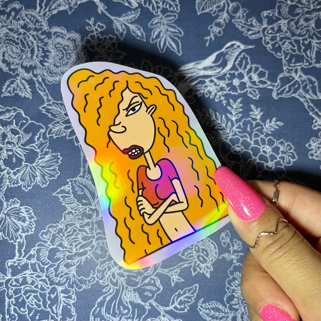 Holo Debbie Angry Sticker Laminated Laptop Sticker - Etsy