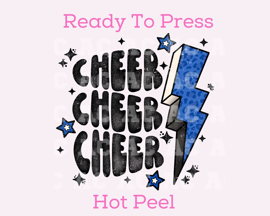 Cheer Hot Peel DTF Transfers Cheer DTF Transfer Trendy Cheer - Etsy