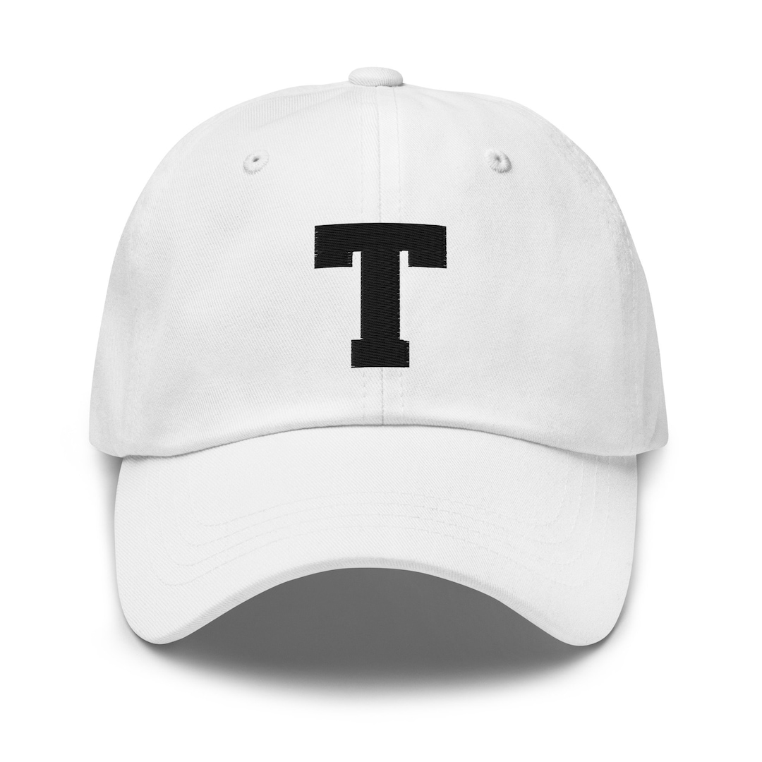 Initial Letter T Baseball Cap for Women Men Embroidered Dad Hat Father ...
