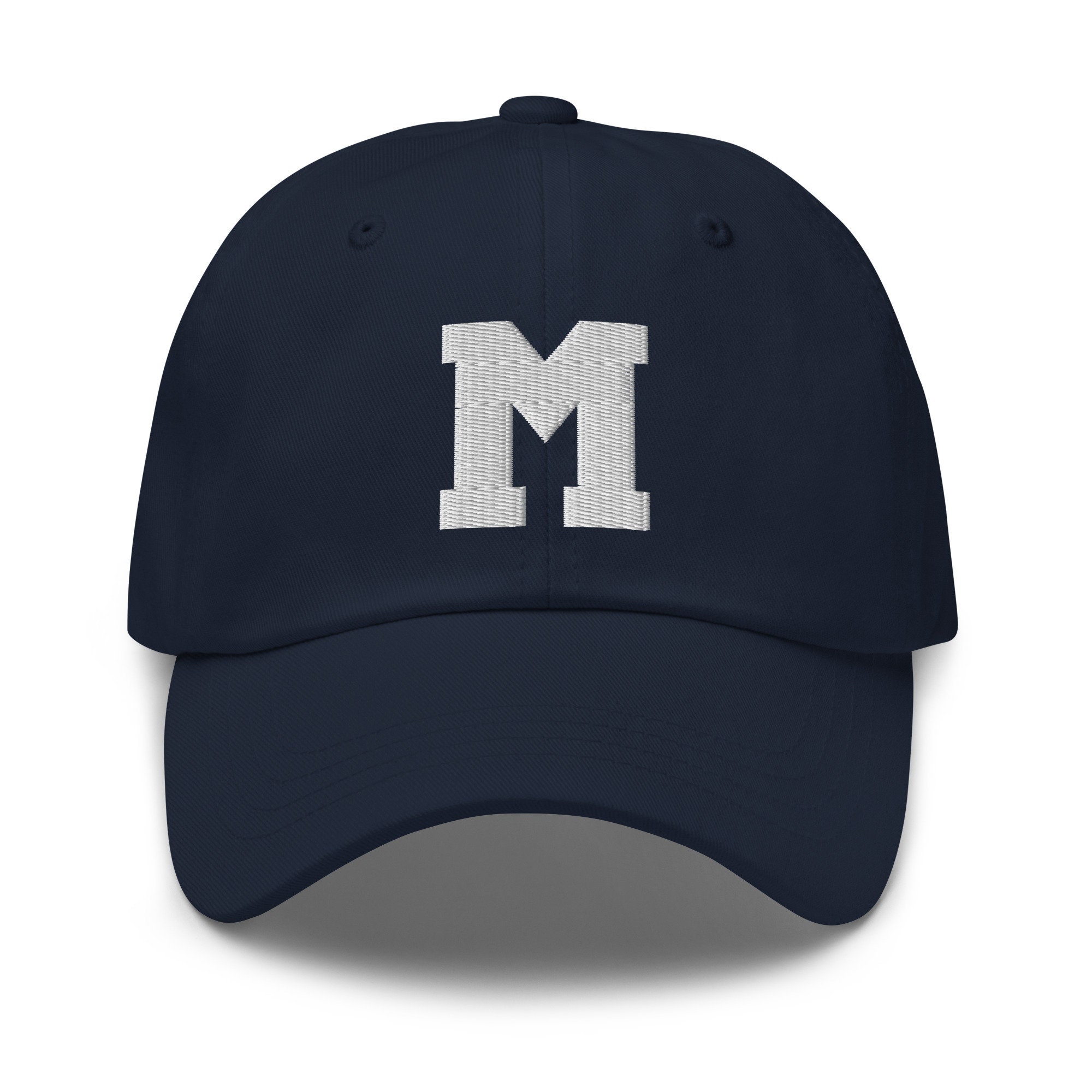 Letter M Embroidered Baseball Cap for Men Women Dad Hat for Women ...