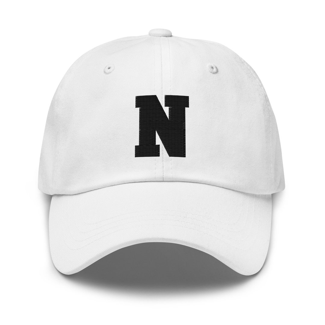 Initial Letter N Baseball Cap for Women Men Embroidered Alphabet Dad ...