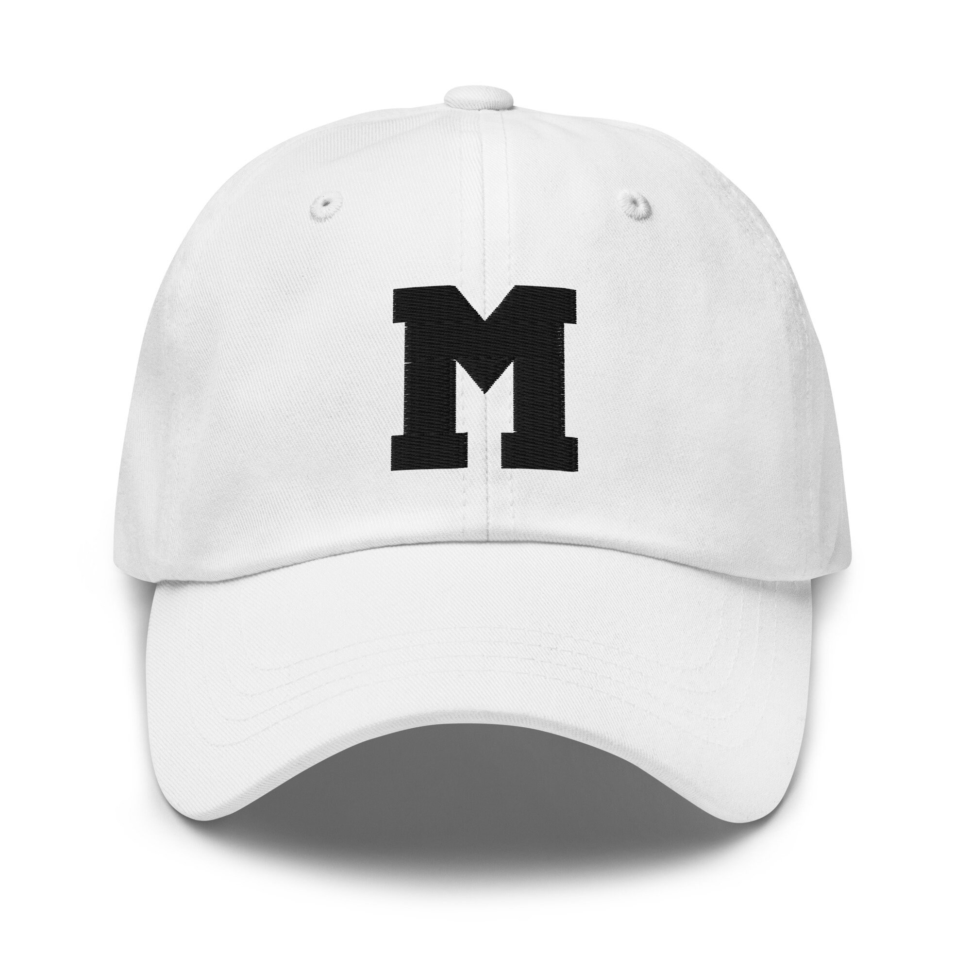 Letter M Embroidered Baseball Cap for Men Women Dad Hat for Women ...