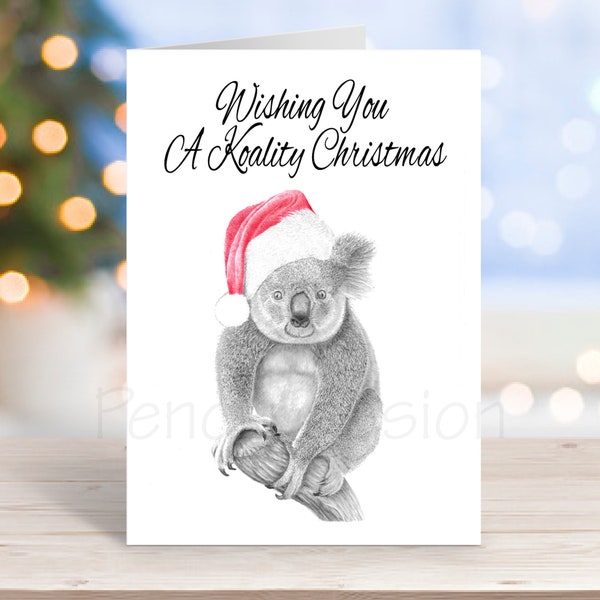Christmas Koala - Etsy