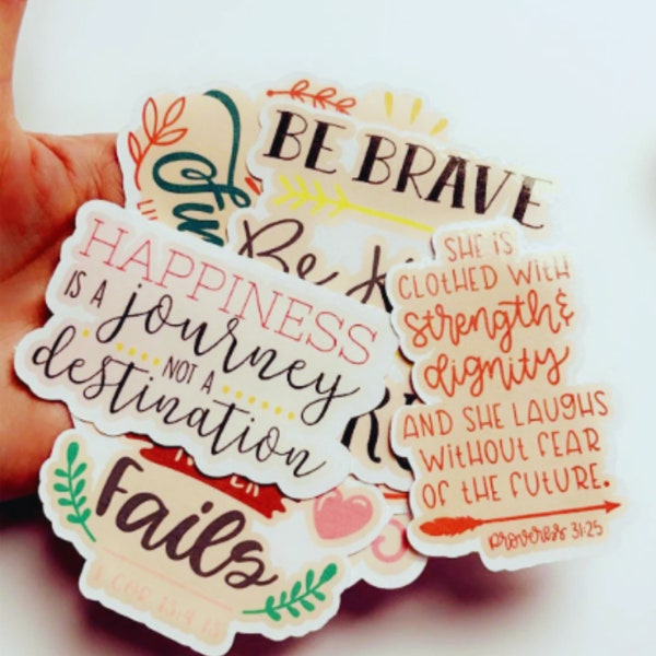 Stickers para biblia. versículos bíblicos, stickers cristianos - Etsy ...
