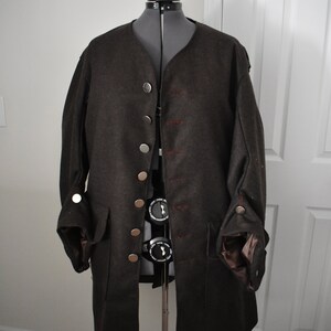 Men's 18th Century Jacket; 1700s Historical Jacket; Men's 18th Century ...