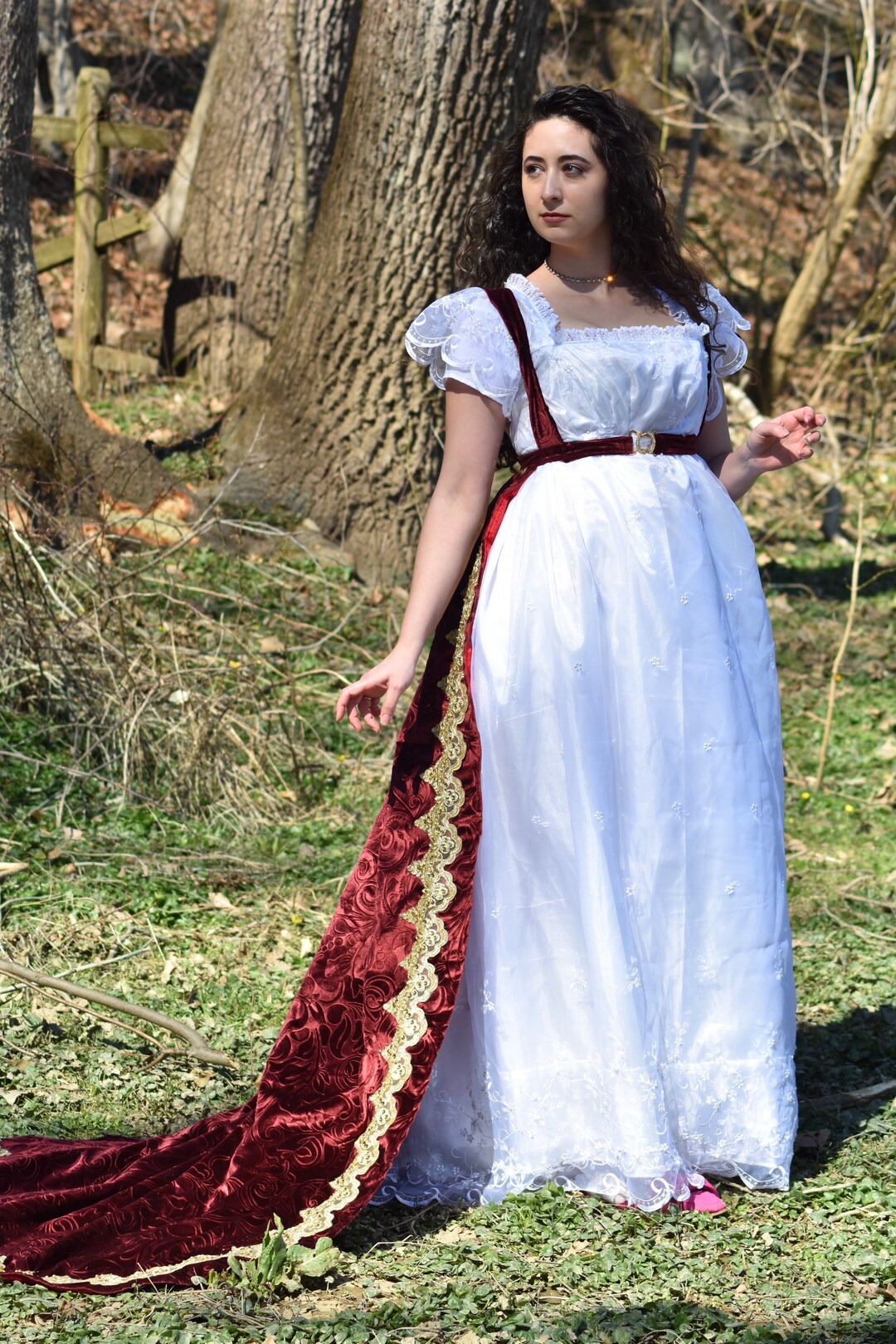 Regency Court Train; Regency Dress; Train; Pride and Prejudice; 19th ...