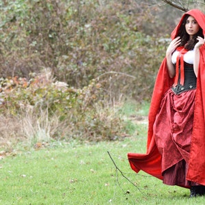 Little Red Ridding Hood Cloak Once Upon A Time Ouat Cosplay - Etsy