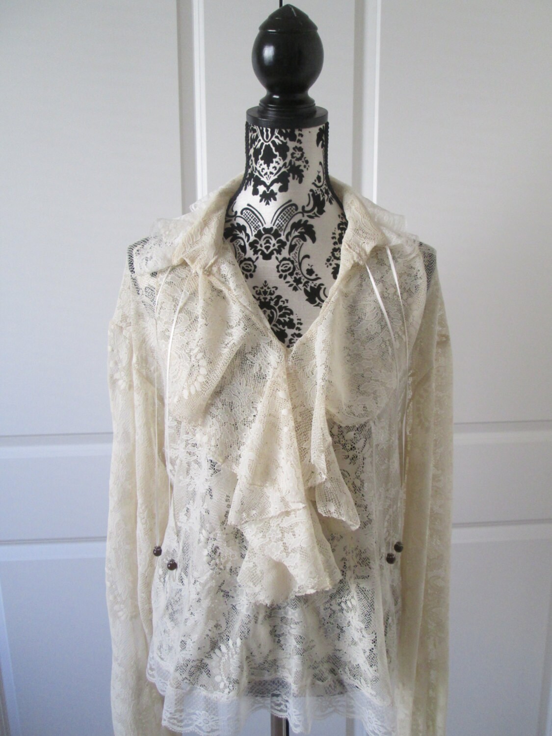 Lace Blouse; Renaissance Shirt; Mary Queen of Scots Costume; Marie ...