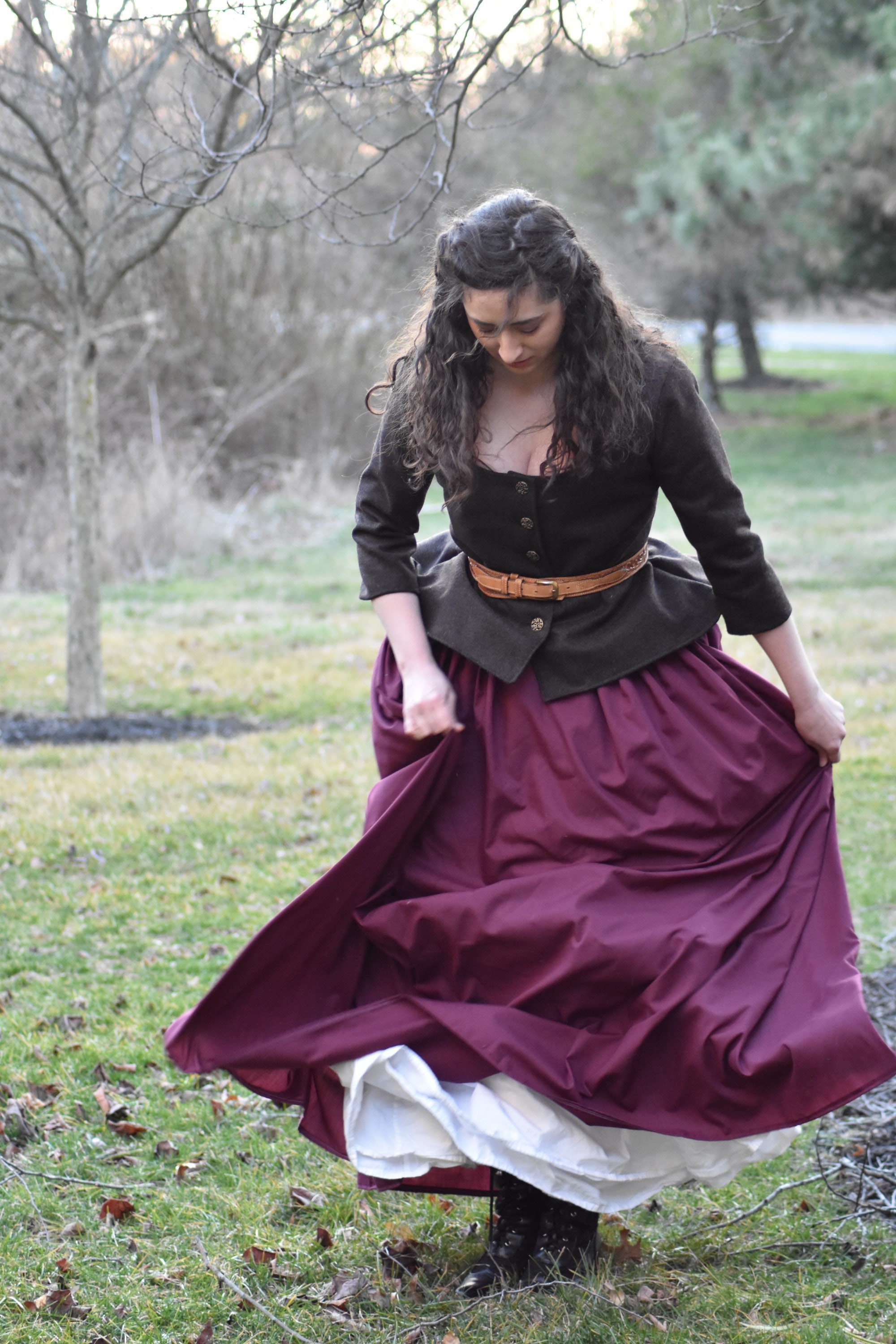 Poldark Georgian 18th Century Skirt Colonial Skirt - Etsy UK