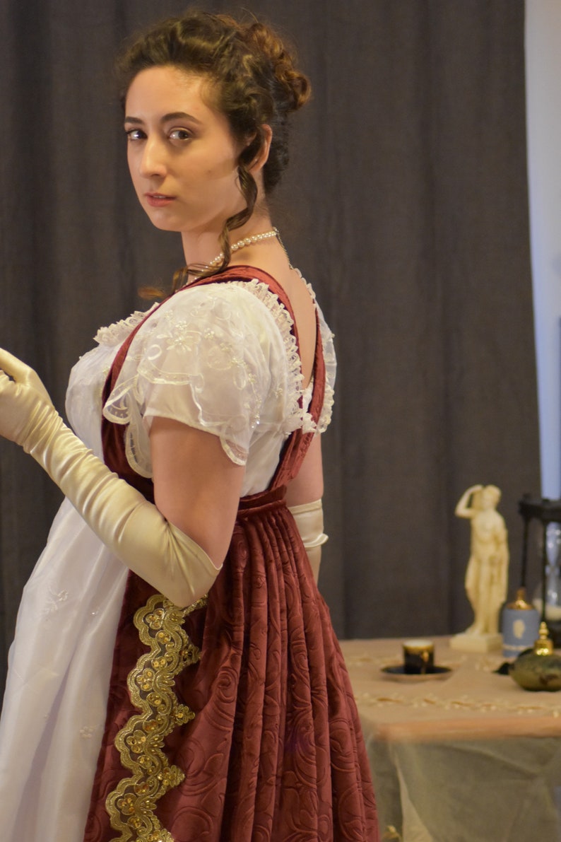 Regency Court Train Regency Dress Train Pride and | Etsy