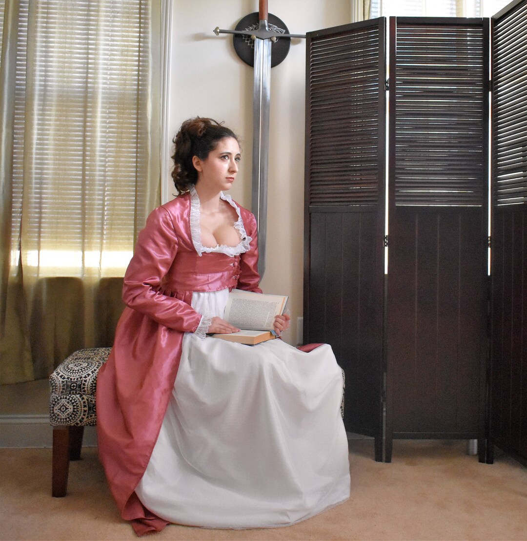 Regency Jacket Jane Austen Dress Angelica Schuyler Cosplay Empire Waist ...
