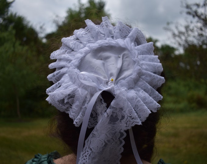 Pinner Cap; Georgian Pinner Cap; Colonial Cap; 18th Century Cap; 18th ...