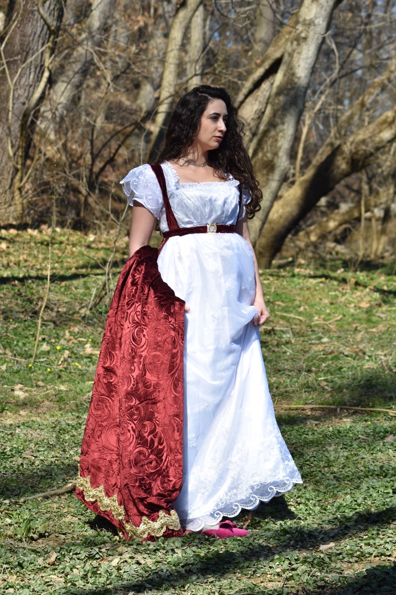 Regency Court Train Regency Dress Train Pride and | Etsy