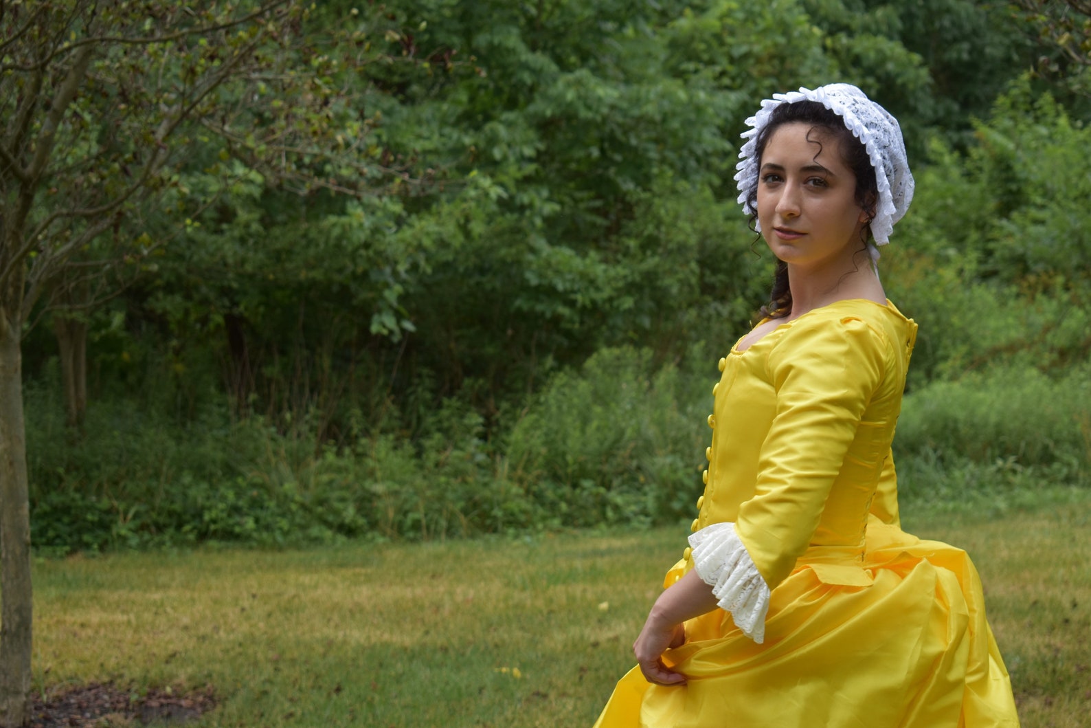 Colonial Bonnet Lace Bonnet Georgian Bonnet 18th Century - Etsy