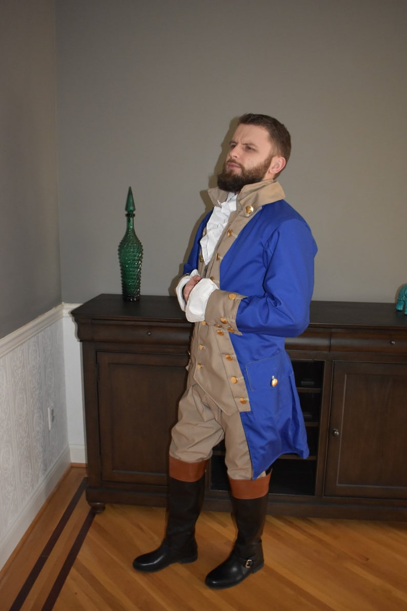 Hamilton Costume Alexander Hamilton Colonial Military | Etsy