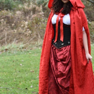 Little Red Ridding Hood Cloak Once Upon A Time Ouat Cosplay - Etsy