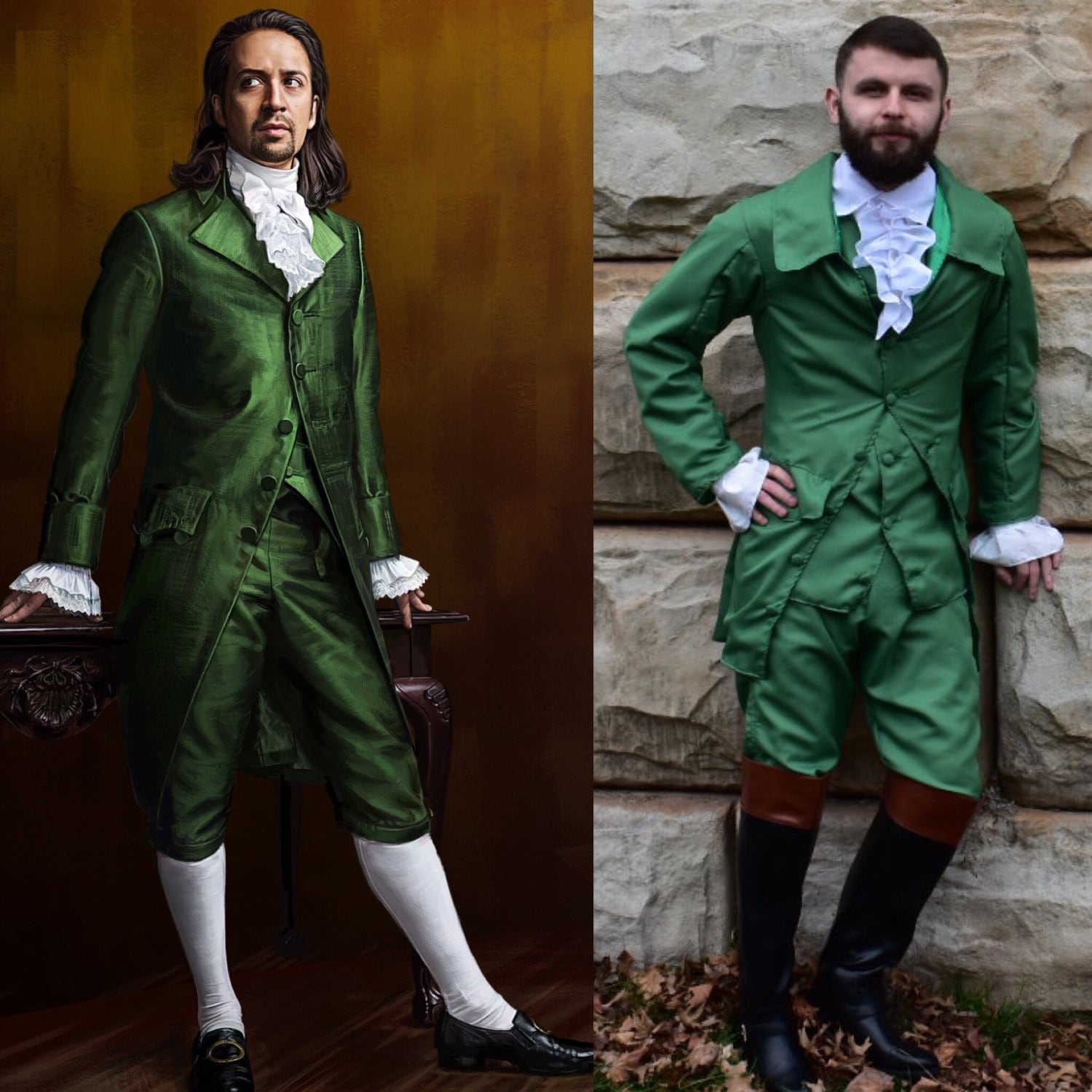 Hamilton Costume Alexander Hamilton Broadway Cosplay 18th | Etsy