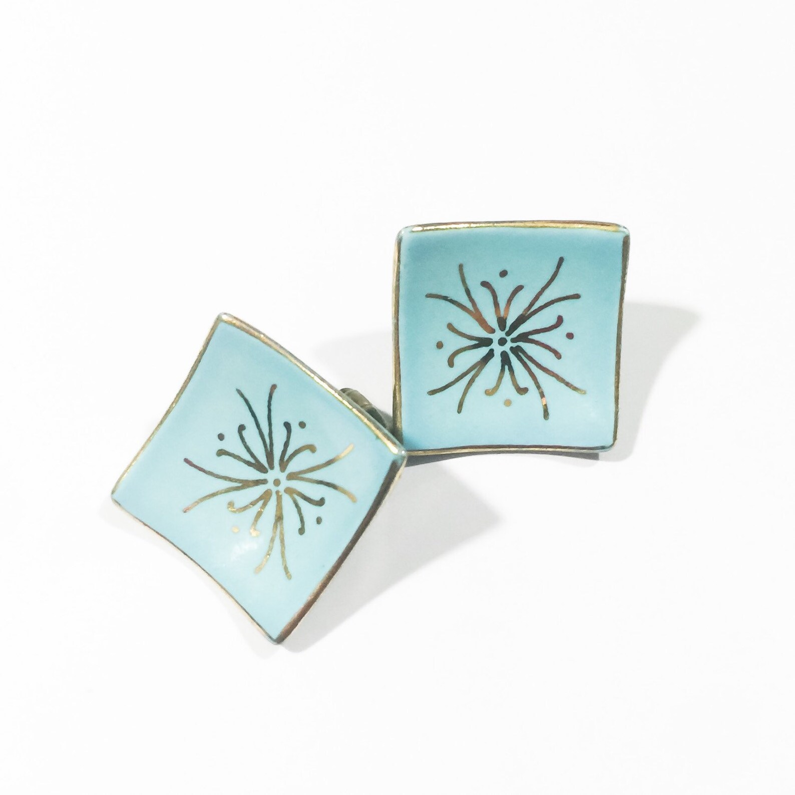 Vintage Ceramic/ Porcelain Dimensional Curved Square - Etsy