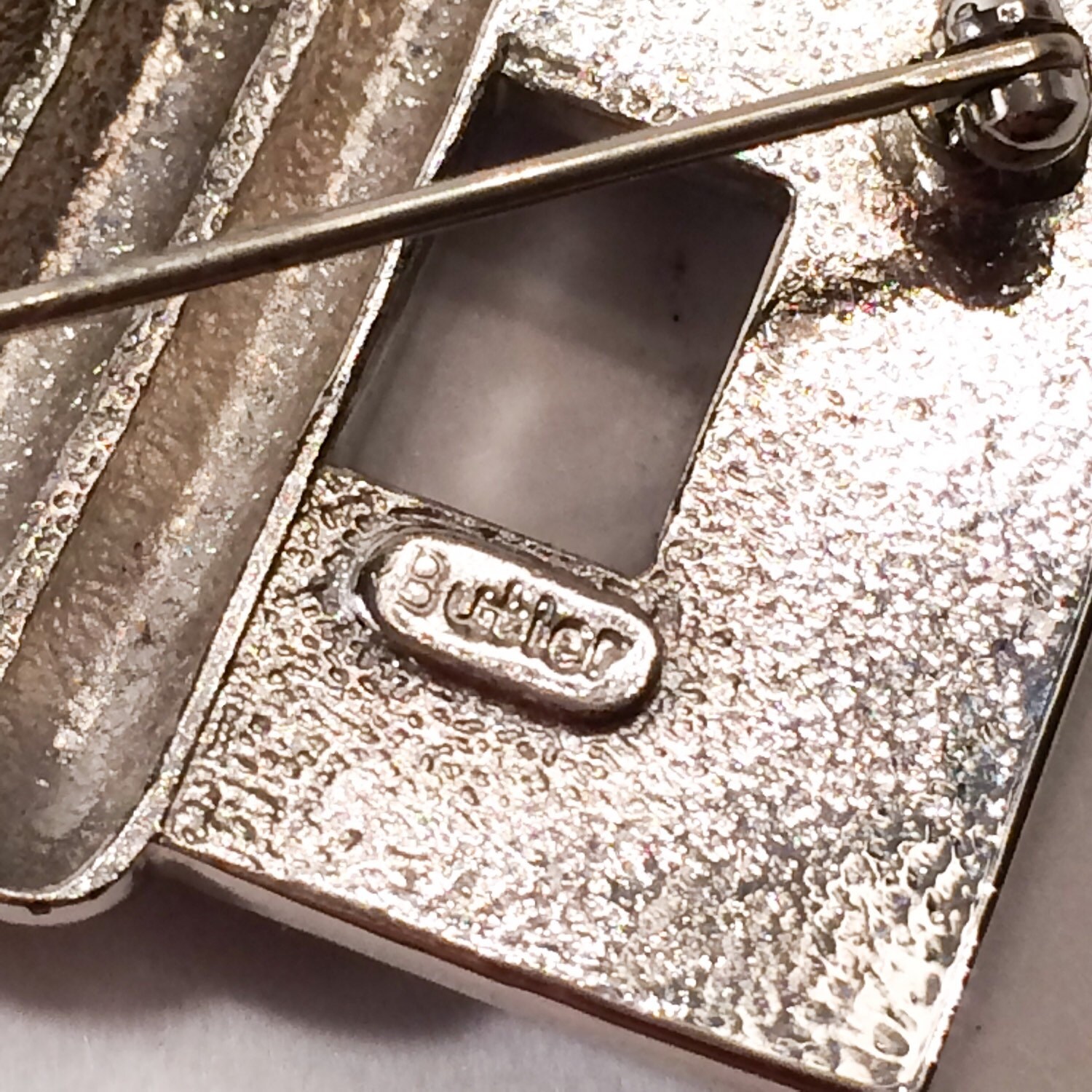 Fifth Avenue Collection Signed Butler Brooch Silvertone - Etsy