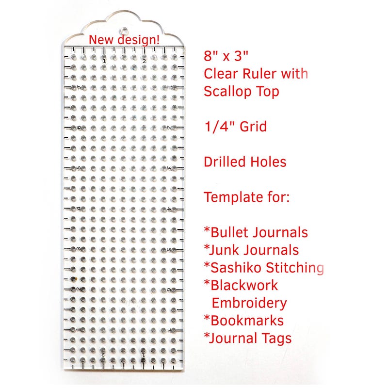 Grid Journal Ruler - Etsy