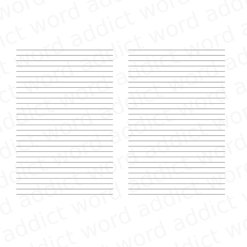 Lined Journal Pages, Digital Download, Floral, Butterfly, Birds for ...