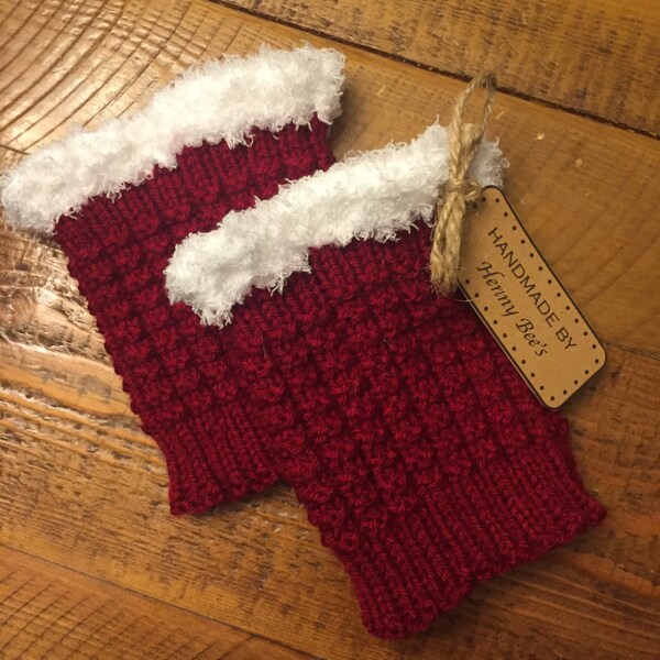Santa Boot Cuffs - Etsy