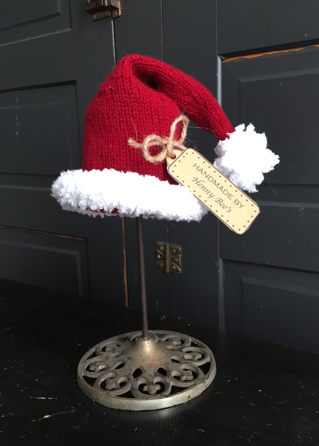 Knit Santa Stocking Hat for Baby, Toddler, or Child - Etsy